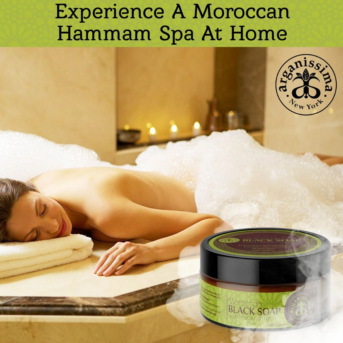 MOROCCAN BLACK SOAP WITH EUCALYPTUS – Arabian Organics