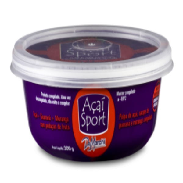 Premium Acai Strawberry Sorbet 30x205g Cups Arabian Organics