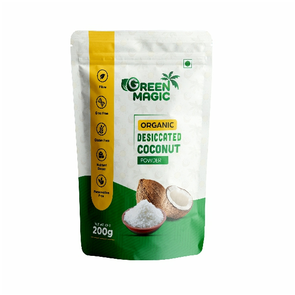 Green Magic Desiccated coconut powder – Arabian Organics