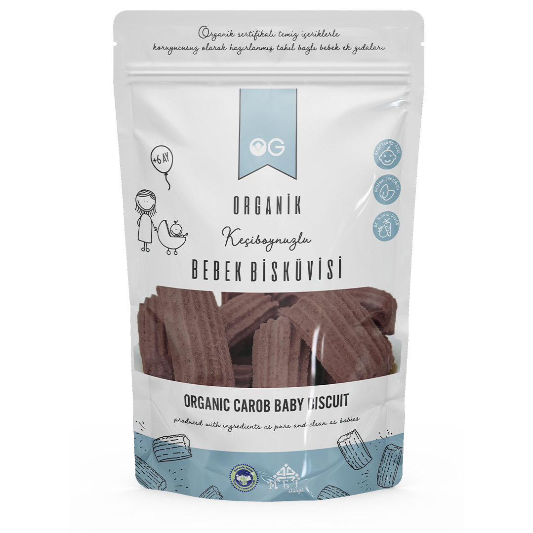 Healthy and Delicious Carob Organic Baby Biscuit | Carefully Prepared ...