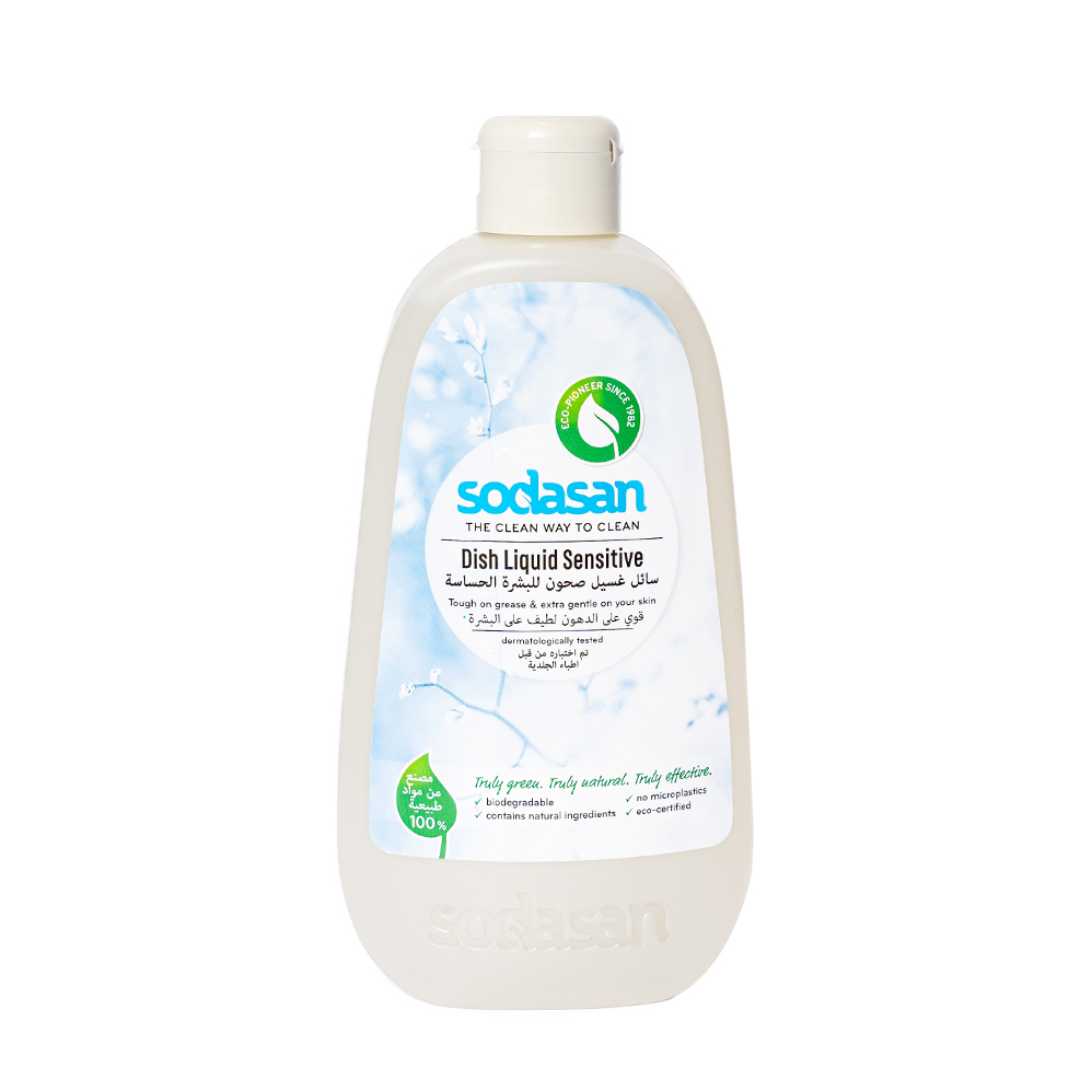Dish Liquid Sensitive 500ml for sensitive skin, 100% Natural ingredien ...