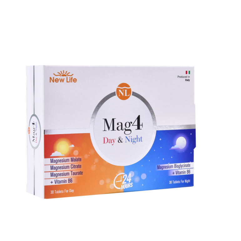 New Life Mag 4 Day & Night Tablets – Arabian Organics