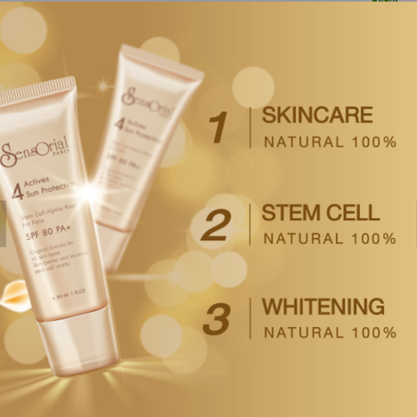 Sensorial Stem Cell Sun Protection SPF Booster 80,Protection from UVA ...
