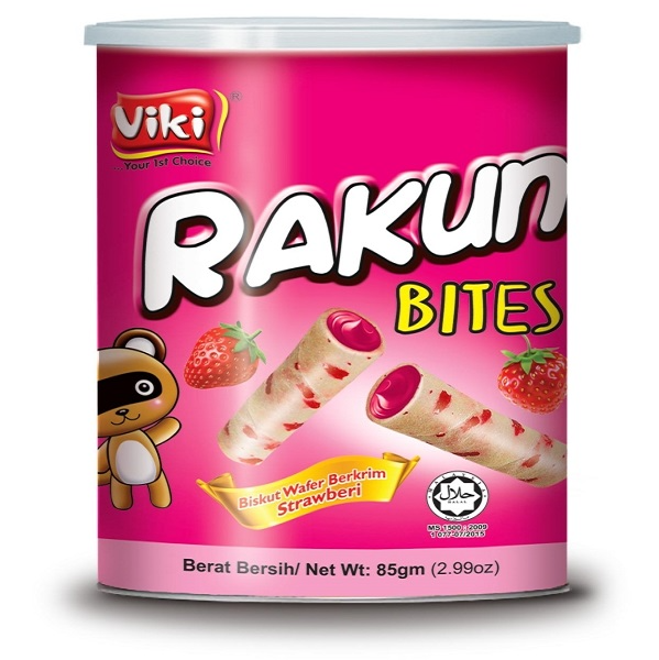 RAKUN BITES (PAPER CANISTER) - STRAWBERRY – Arabian Organics
