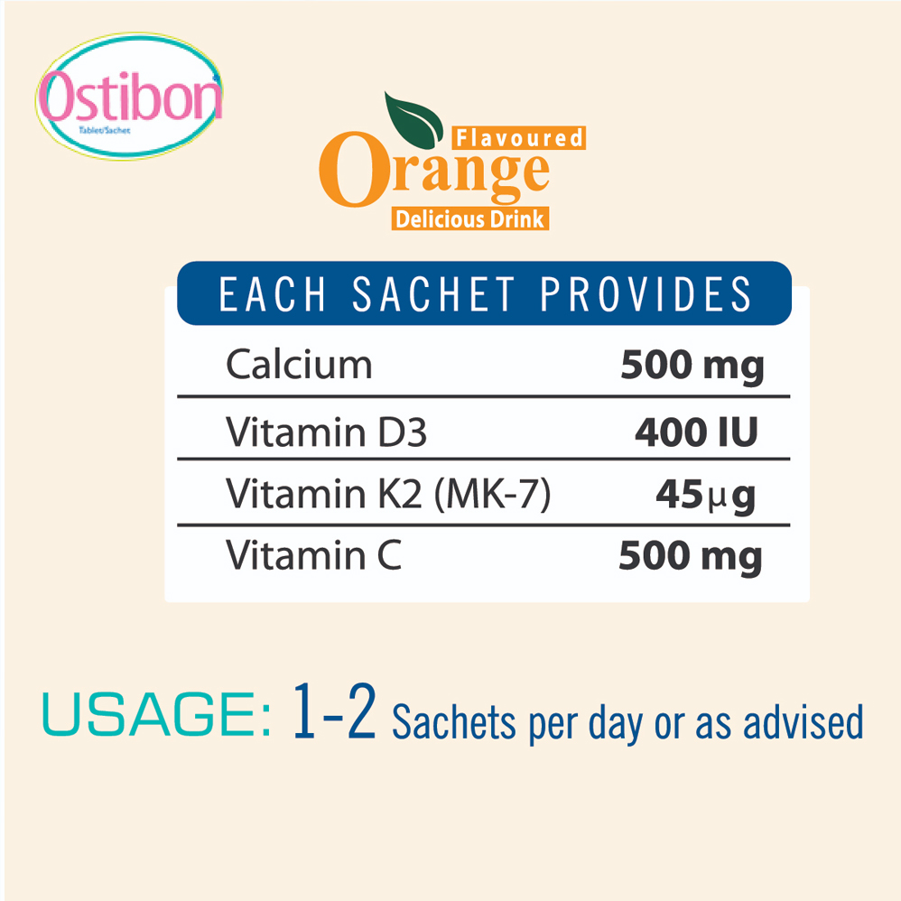 Ostibon Sachet – Support Bone Health & Calcium Absorption | Matrix Pha ...