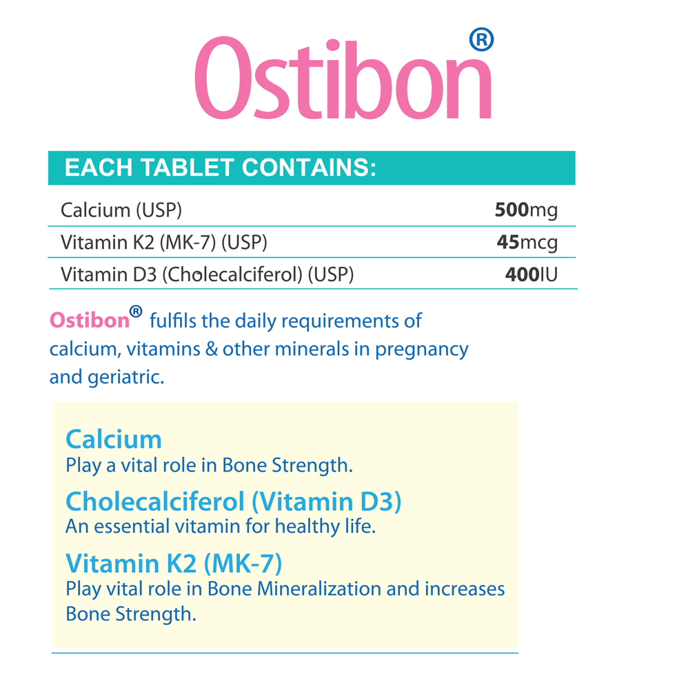 Ostibon Tablet – Strengthen Bones & Enhance Calcium Levels | Matrix Ph ...
