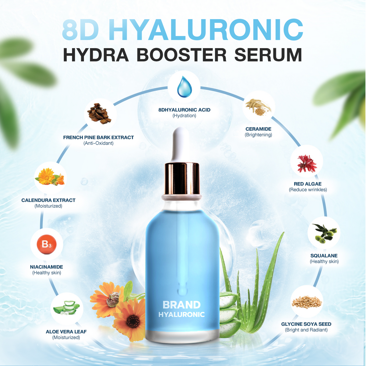 (OEM) 8D Hyaluronic Hydra Booster Serum – Arabian Organics