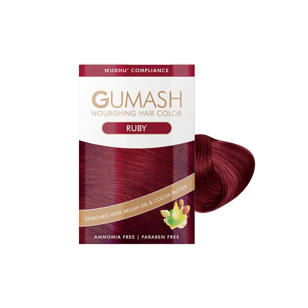 Gumash Nourishing Hair Color - Ruby – Arabian Organics