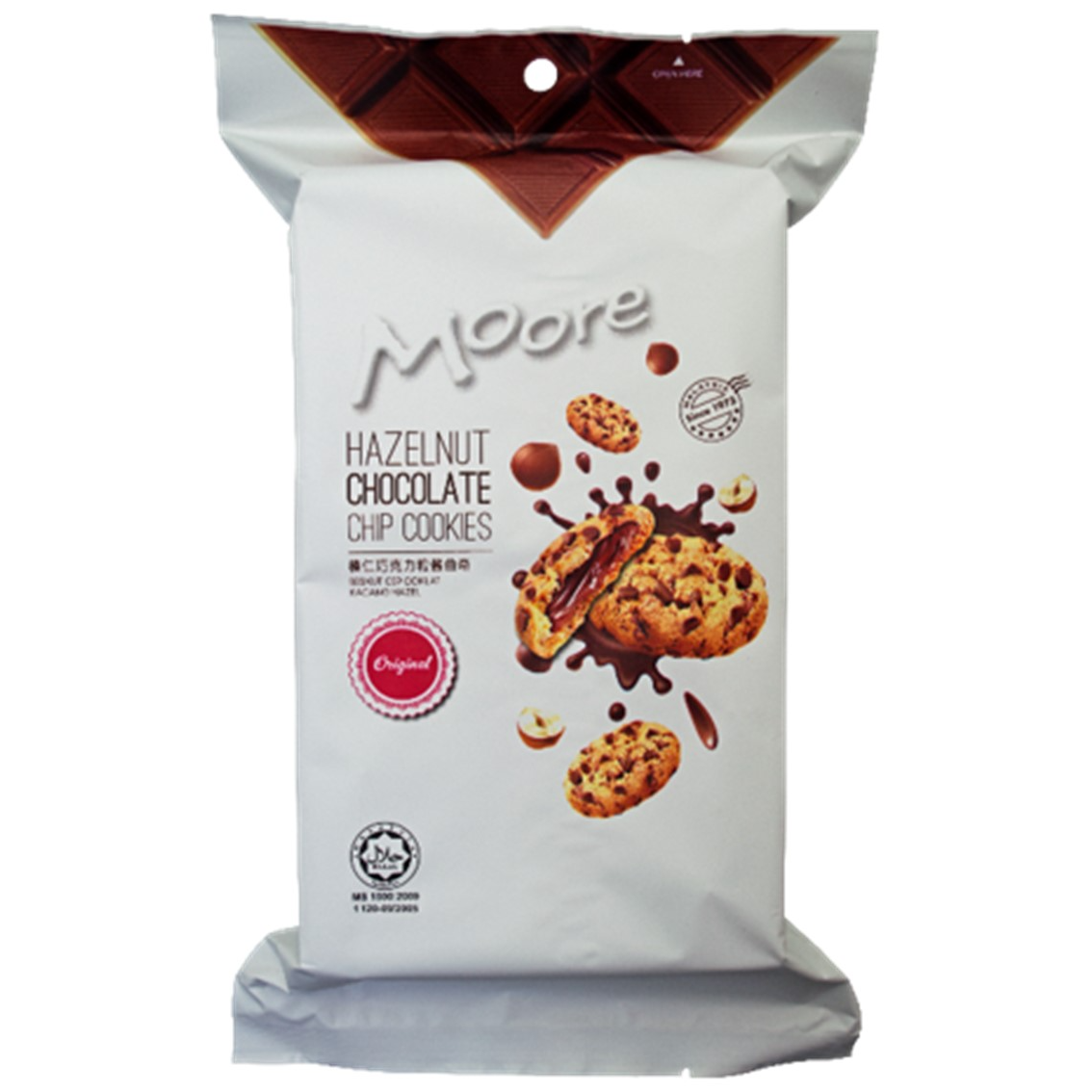 TSF / PMN Biscuit - Moore Chocolate Chips Cookies (Original) 100g ...