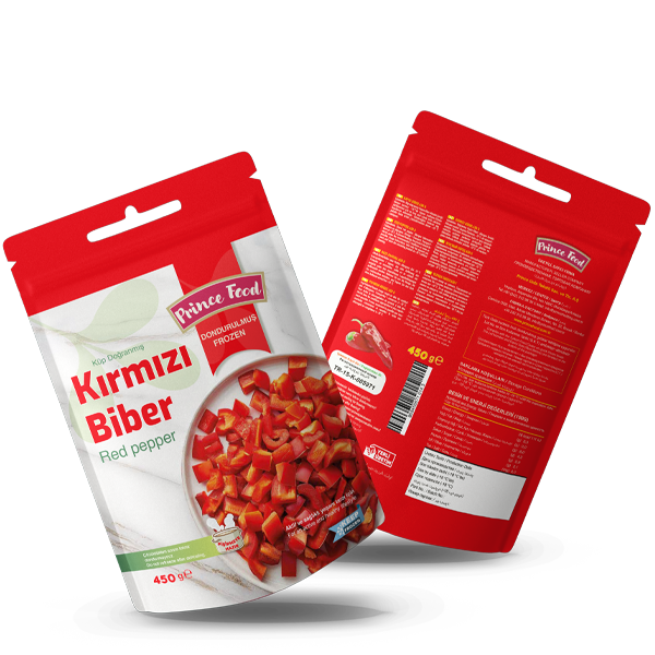 İQF (FROZEN) Red Cubed Pepper – Arabian Organics