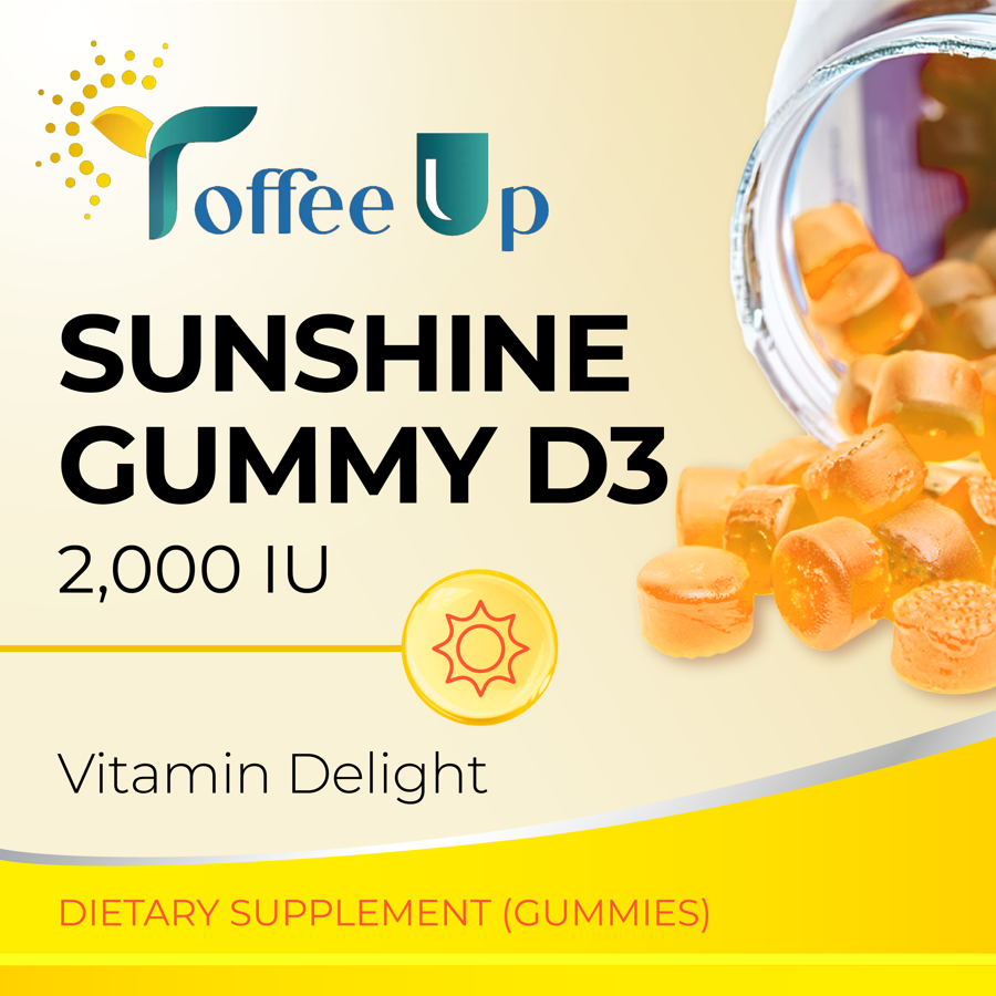 SUNSHINE GUMMY D3 2,000 IU – Arabian Organics