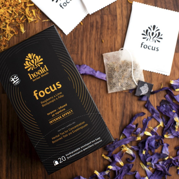 Focus Herbal Blend | Enhance Concentration & Mental Clarity| Heald 15g ...