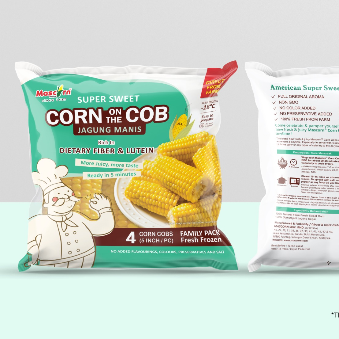 BBQ size frozen Corn on Cob – Arabian Organics