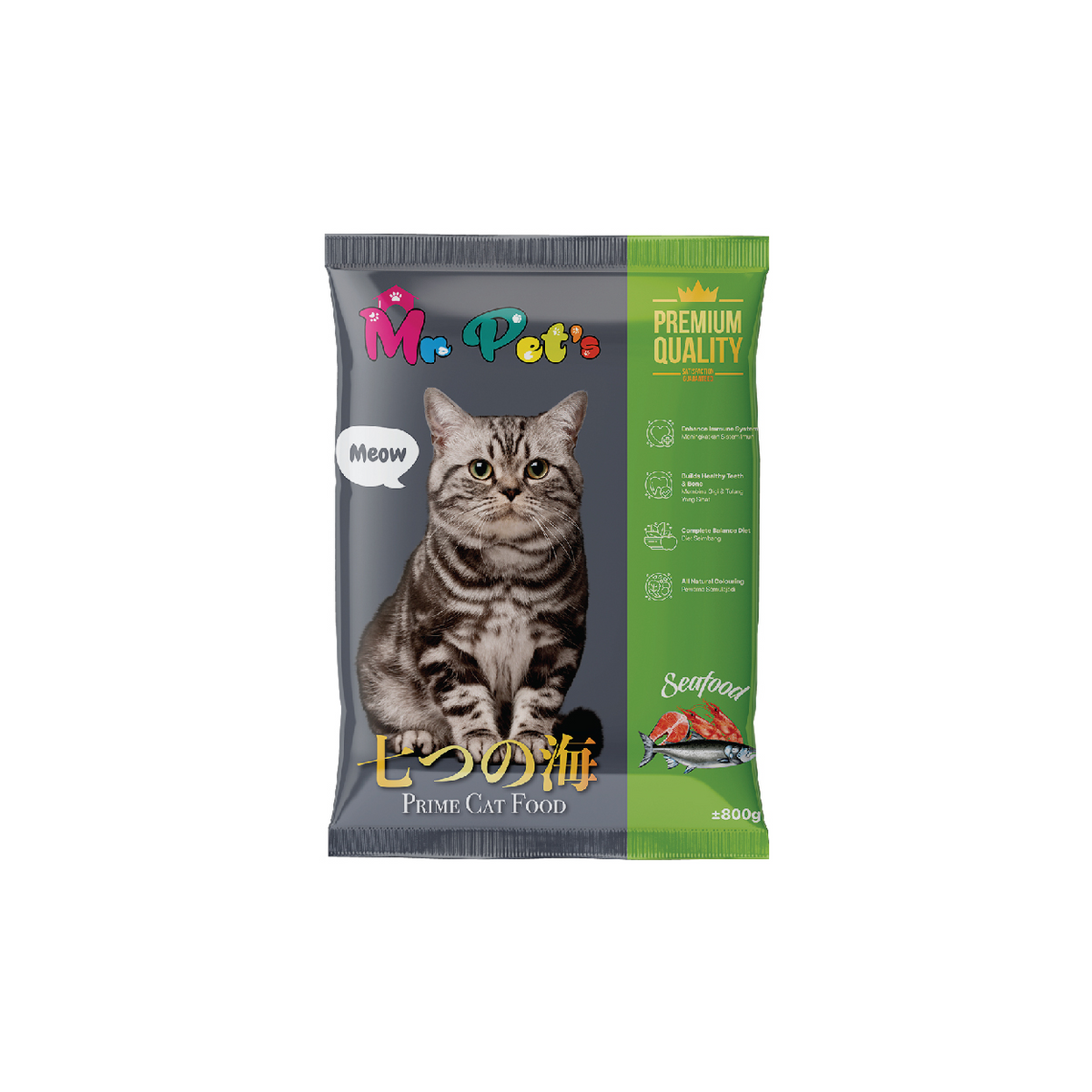 MR PET'S PRIME CAT FOOD SEAFOOD 800G – Arabian Organics