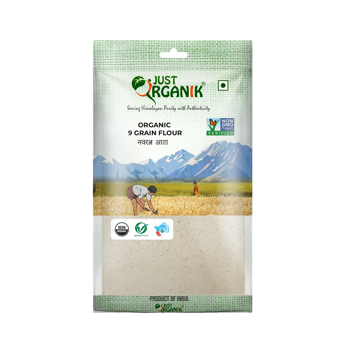 Just Organik Organic 9 Grain/ Multigrain Flour – Arabian Organics