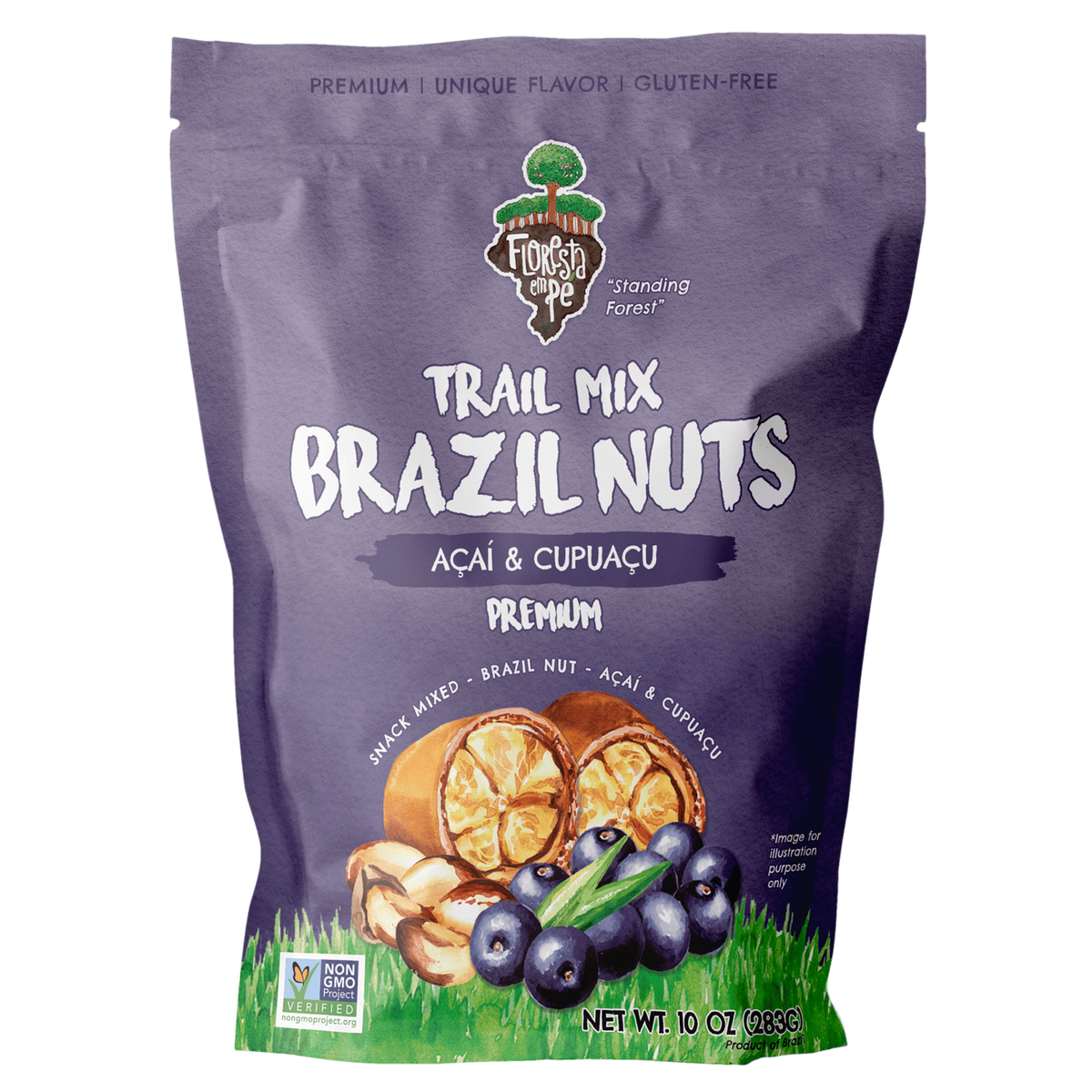 Açai Trail Mix (10oz) - The True Organic Brazil Nuts Roasted – Arabian ...