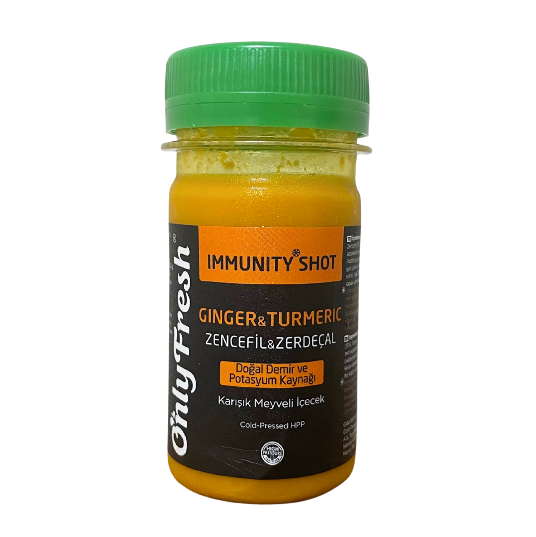 Only Fresh Ginger & Turmeric Shot 60 ml | Natural Iron & Potassium ...