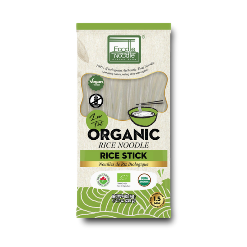 Premium Organic Rice Noodles | Thai Rice Sticks | Vegan & Gluten-Free ...