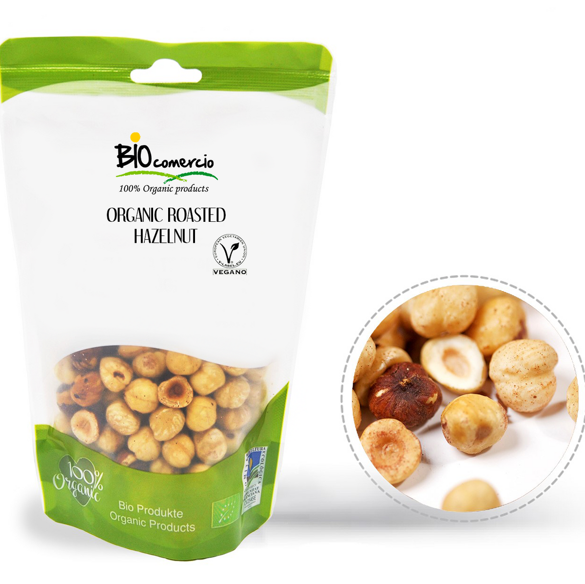 BIOCOMERCIO - Organic Roasted Hazelnut – Arabian Organics