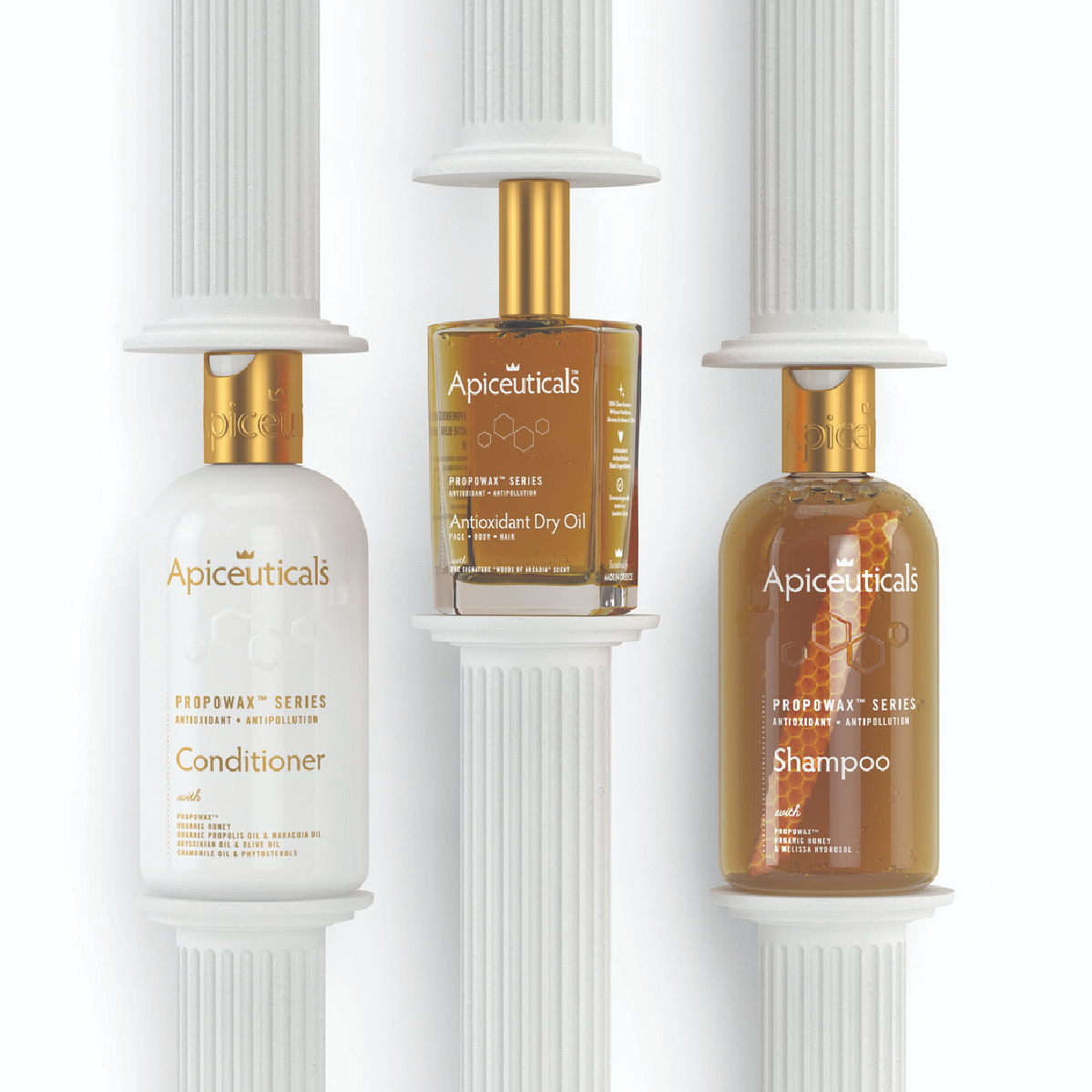 Apiceuticals Haircare Gift Set–PROPOWAX™ | Luxury Organic Hair Ritual ...