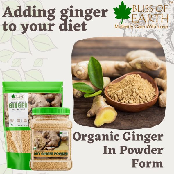 Bliss of Earth Certified Organic Dried Ginger Powder 500gm – Arabian ...