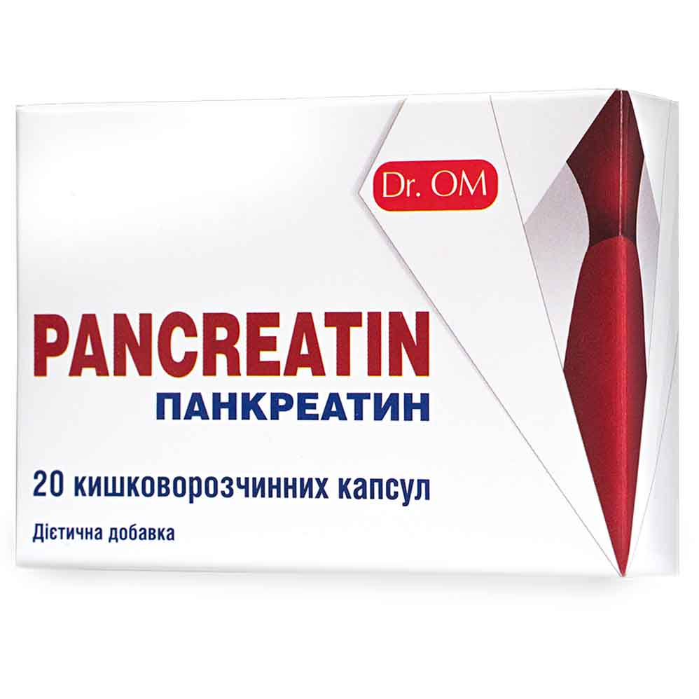 Dr.OM PANCREATIN 10000, enteric-dissolving capsules – Arabian Organics