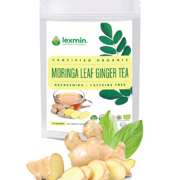 MORINGA LEAF GINGER TEA – Arabian Organics