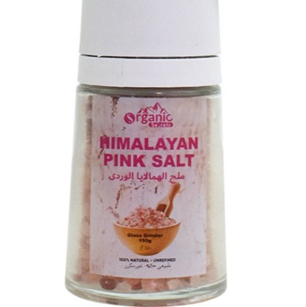 Organic Secrets Himalayan Pink Salt Grinder Bottle-150g – Arabian Organics