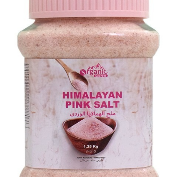Organic Secrets-Himalayan Pink Salt Jar 1.25Kg – Arabian Organics