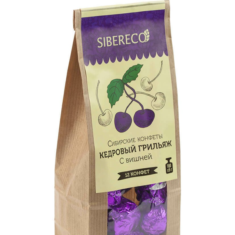 SIBERECO CANDIES, Cedar sweets Cherry, 150g – Arabian Organics