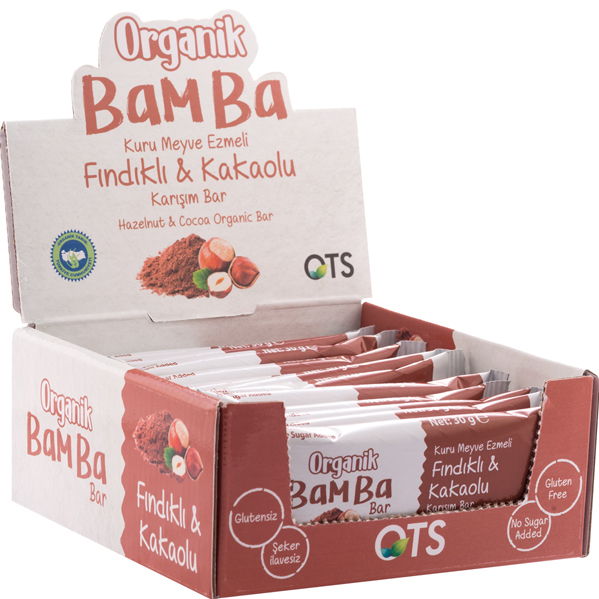 Bamba Organic Fruit & Nuts Bar - Hazelnut & Cocoa – Arabian Organics