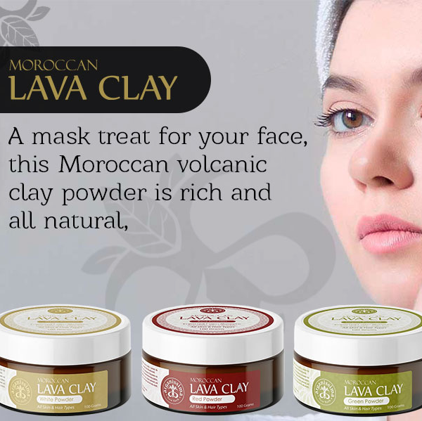 MOROCCAN ATLAS RED POWDER LAVA CLAY MASK – Arabian Organics