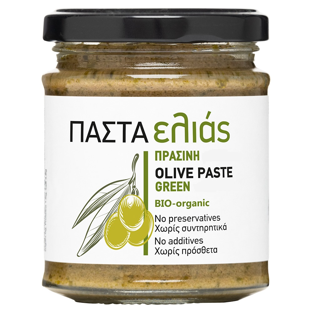 Olive paste from Green olives 180g Organic Jar – Arabian Organics