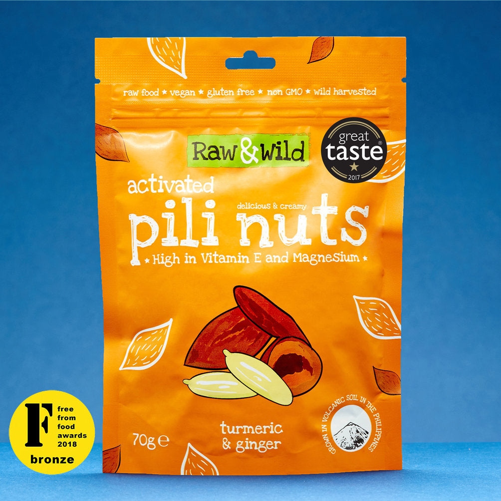 Activated Pili Nuts - Turmeric & Ginger – Arabian Organics