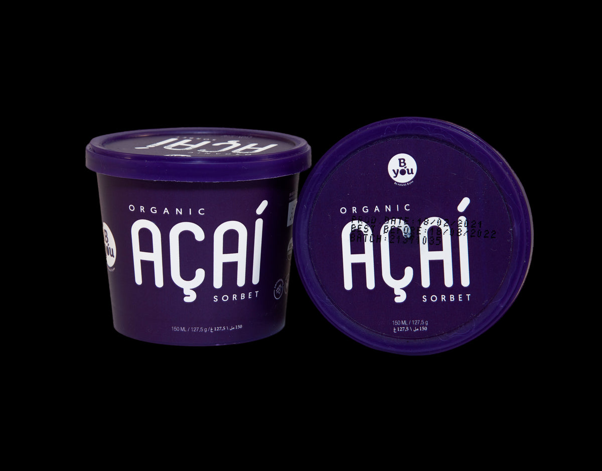 Organic Açaí Sorbet with Coconut Sugar 150ml – Arabian Organics