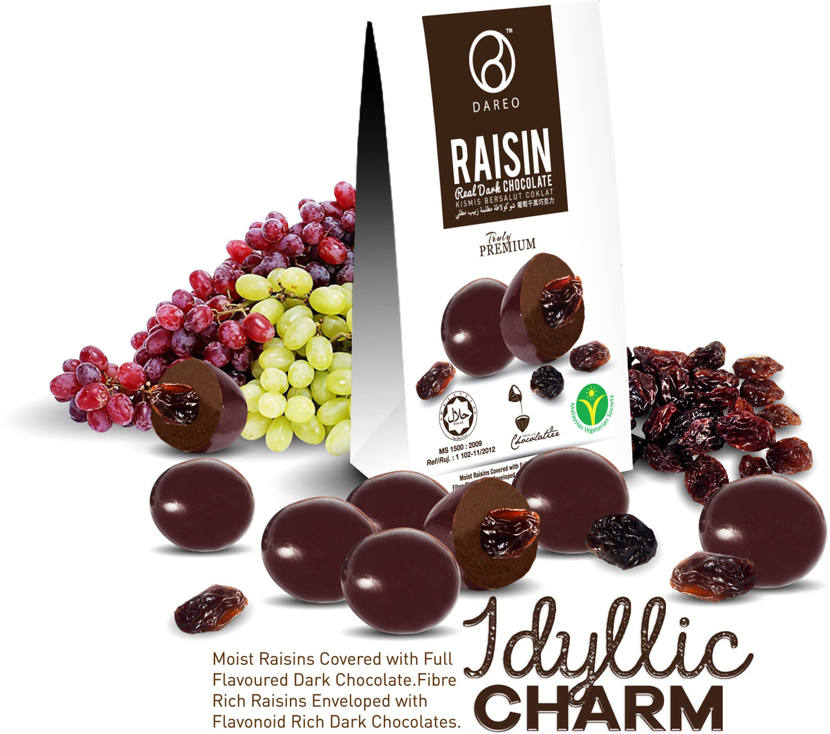 RAISIN REAL DARK CHOCOLATE – Arabian Organics