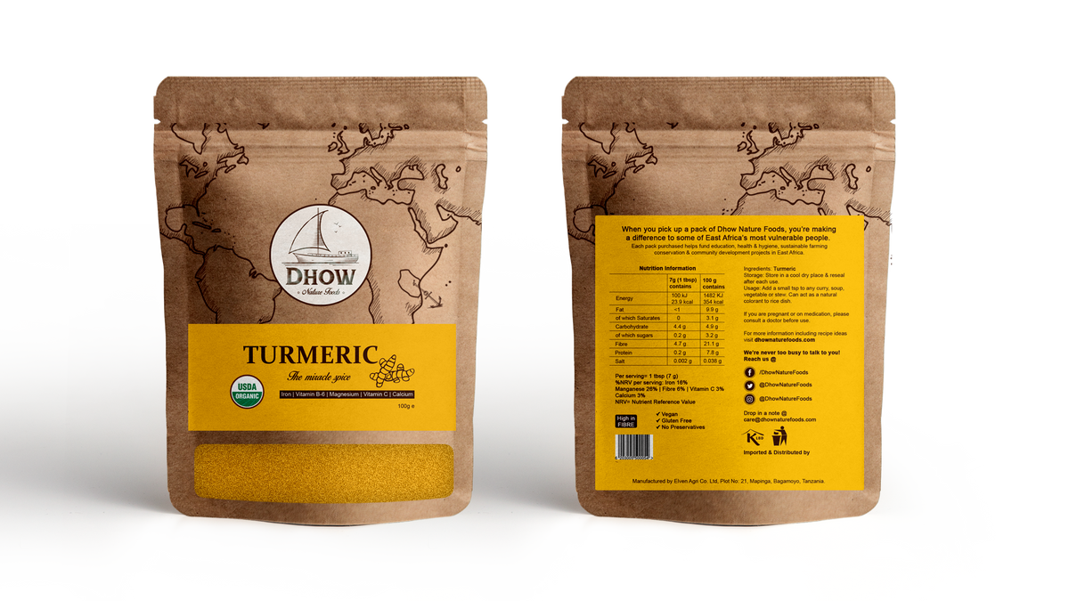 Organic Turmeric powder - 100g – Arabian Organics