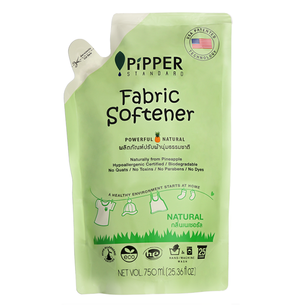 PiPPER Fabric Softener Natural Refill Pouch 750 ML – Arabian Organics